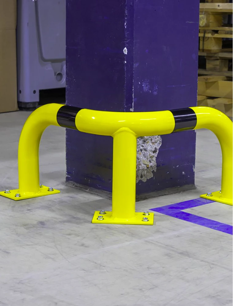 Arceau de protection d'angle en acier (H35cm, L 60cm), à cheviller